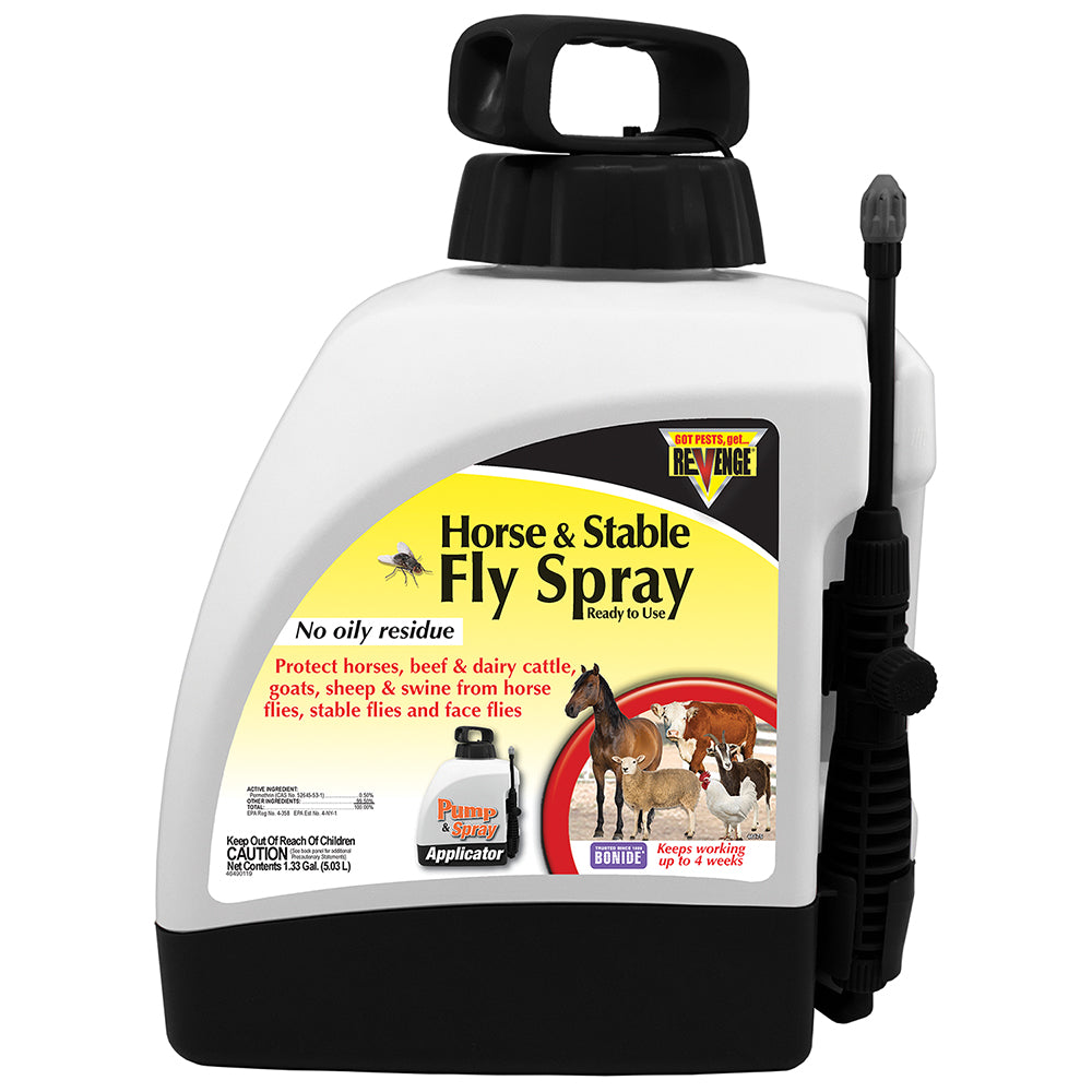 Revenge Horse & Stable Fly Spray Ready to Use (Gallon) — Meader Supply ...