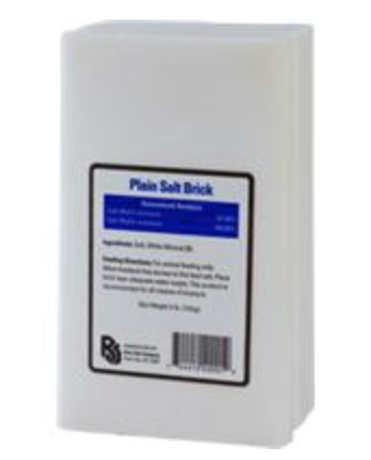 White Salt Block 4 lbs — Meader Supply Corp.