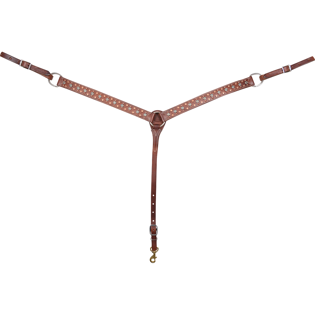 Hexagon Dots: Chocolate Breast Collar — Meader Supply Corp.